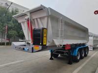 China Semi-Trailer 50 tons End Dump Tipper Truck Trailer for Steel Industry Requirements for sale