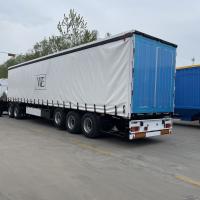 China 40 Ft Insulated Van Box Reefer Semi Trailer Side Curtain Truck Trailer with Air Suspension for sale