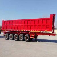 China Dump Trailer Truck Rear Dump Semi Trailer Steel Production Time 15 Workdays Direct for sale
