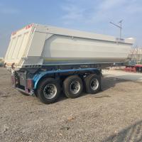 China Truck Trailer Steel 3 4 5 Axle Rear Flip Dump Semi-Trailer for Heavy Duty Dumping Needs for sale