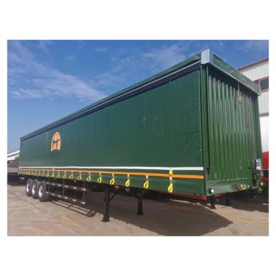 China 3 Axle 60 Tons Load 40 Ft Container Transport 17 Meter Box Cargo Long Dry Van Semi-Trailer for sale