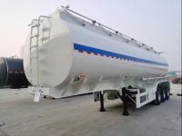 China 40T Max Payload 3 Axle 50000L Oil Tanker Truck Trailer in Nigeria with Air Suspension for sale