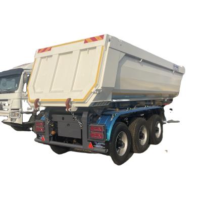 China 14T 4 Axles Heavy Duty Dump Trailer Tipper Semi-Trailer with Mechanical Suspension for sale