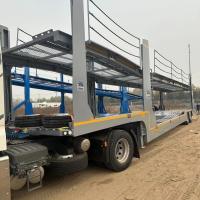 China Steel Semi-Trailer Transport Car Double Deck Carrier Semi Trailers with Semi-Trailer for sale