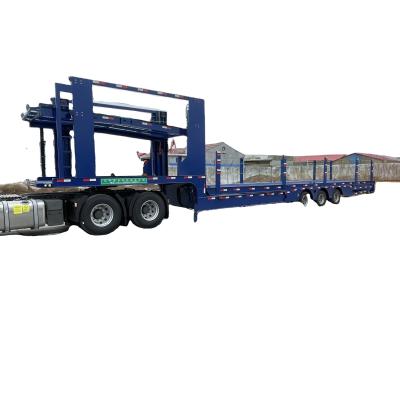 China Double Deck 7/8/9 Car Gooseneck Car Carrier Semi Trailer Truck Trailer in Saudi Arabia for sale