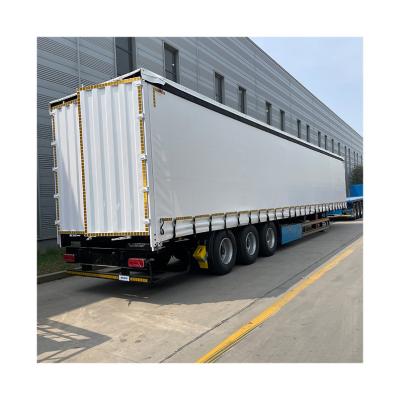 China Customizable 45Ft 53Ft Insulated Van Box Reefer Semi Trailer Curtain Side Truck Trailer for sale