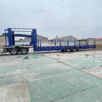 China Double Deck 7/8/9 Car Gooseneck Car Carrier Semi Trailer Truck Trailer in Saudi Arabia for sale