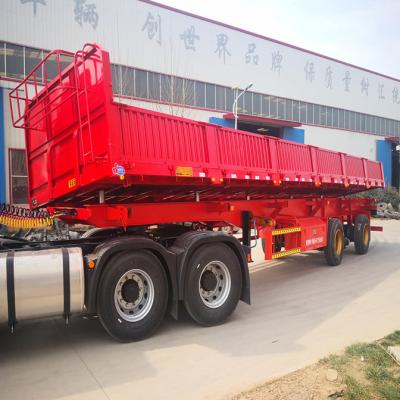China Customized Van Box Cargo Truck Semi-Trailer with 120T Max Payload and Curtain Side for sale
