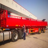 China Customized Van Box Cargo Truck Semi-Trailer with 120T Max Payload and Curtain Side for sale