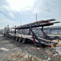 China Mechanical Suspension Car Carrying Semi-trailer for 3 Axles Car Transport Semi Trailer for sale