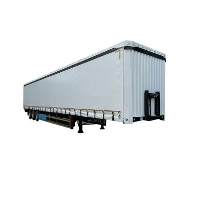 China Customers Optional Sliding Side Tarpaulin for Custom Made Curtain Side Truck Trailer for sale