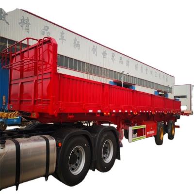 China Mass Production 4-Axle Heavy-Duty Rollover Dump Truck Semi-Trailer with Front Lifting for sale