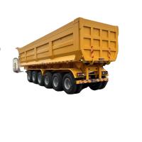 China Rear Dump Semi Trailer from 50 to 100T 2 3 4 Axles Customizable and Customers Optional for sale