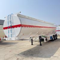 China 3-Axle 40000-50000 Liter Carbon Steel Diesel Transport Tank Truck Semi-Trailer for Needs for sale