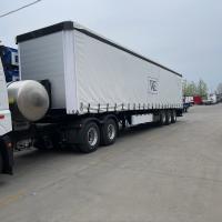 China 53 Ft Insulated Van Box Semi Trailer Curtain Side Truck Trailer Steel Material for sale