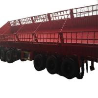 China 40Ton Rear Tipping Semi-Trailer with Mechanical Suspension and Steel Material for sale
