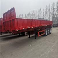 China 40Ton Rear Tipping Semi-Trailer with Mechanical Suspension and Steel Material for sale