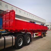 China 40Ton Rear Tipping Semi-Trailer with Mechanical Suspension and Steel Material for sale