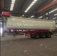 China Heavy-Duty Steel Tank-Type Rear Rollover Semi-Trailer for Sand and Gravel Transport for sale