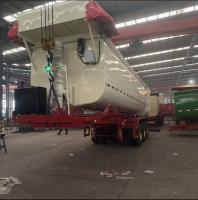China Heavy-Duty Steel Tank-Type Rear Rollover Semi-Trailer for Sand and Gravel Transport for sale