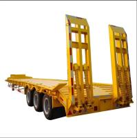 China HUAXIANG3 4 Axle Gooseneck Cargo Truck Trailer with 900000KG Max Payload Capacity for sale