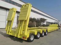 China HUAXIANG3 4 Axle Gooseneck Cargo Truck Trailer with 900000KG Max Payload Capacity for sale