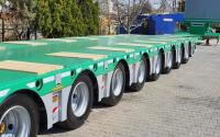 China Customizable Steel Multi-Bridge Low-Flatbed Transporter Mechanical Suspension for sale