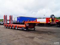 China Customizable Steel Multi-Bridge Low-Flatbed Transporter Mechanical Suspension for sale
