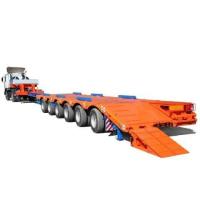 China Customizable Steel Multi-Bridge Low-Flatbed Transporter Mechanical Suspension for sale