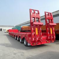 China Max Payload 30000 kg Low Flat Plate Semi-Trailers for Truck Trailer for sale