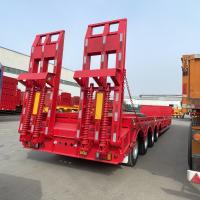 China Max Payload 30000 kg Low Flat Plate Semi-Trailers for Truck Trailer for sale