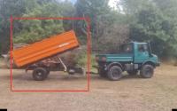 China Truck Trailer 2000kgs Container Flatbed Semi Trailer ATV Trailer for Transportation for sale