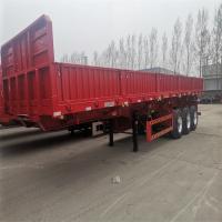 China 40-Ton Fence-Type Flatbed Transport Dump Semi-Trailer with 15 Workdays Production Time for sale
