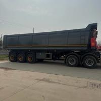 China Customizable 80T Aluminium Rear Hydraulic Tipping Dump Truck Semi-trailer For Used Sale for sale