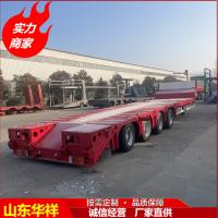 China Max Payload 80 ton-150ton Heavy Duty Agricultural Tractor Lowboy Dump Trailer for sale