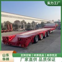 China Max Payload 80 ton-150ton Heavy Duty Agricultural Tractor Lowboy Dump Trailer for sale