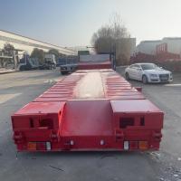 China Max Payload 80 ton-150ton Heavy Duty Agricultural Tractor Lowboy Dump Trailer for sale