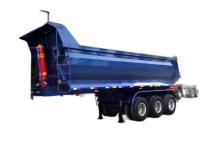 China 80T Aluminium Rear Hydraulic Tipping Dump Semi-trailer with Mechanical/Air Suspension for sale