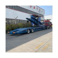 China Mechanical/Air Suspension Double Deck Carrier Trailer for Car Transport for sale