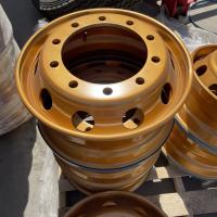 China 8 Holes and 10 Holes 22.5*9.00 Lightweight Steel Truck Wheel for Tubeless Performance for sale