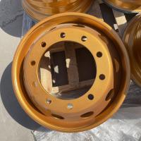 China 8 Holes and 10 Holes 22.5*9.00 Lightweight Steel Truck Wheel for Tubeless Performance for sale
