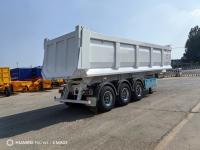 China 4 Axle 40 Ton 60 Ton Hydraulic Tipper Tipping Dump Semi Trailer for Heavy Duty Transport for sale