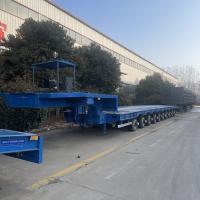 China Max Payload 30000 kg 13000*3000*1650mm Hydraulic Gooseneck Heavy Duty Low Bed Trailer for sale