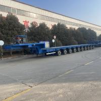 China Max Payload 30000 kg 13000*3000*1650mm Hydraulic Gooseneck Heavy Duty Low Bed Trailer for sale