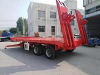 China Buyer's Request 30 ton lowboy heavy duty chassis towing trailer for Asia and Africa for sale