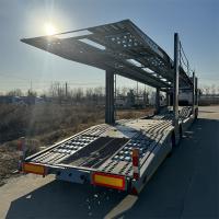 China Truck Trailer Car Carrier Semi Trailer from with 17100*2550*2600 Dimensions for sale