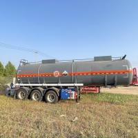 China Chemical Transport Tank Trailer for Sodium Hypochlorite Max Payload 15001-20000 kg for sale