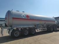 China 30 Tons 61900 Liters LPG Tank Trailer for Safe Liquefied Petroleum Gas Transportation for sale