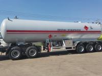 China 30 Tons 61900 Liters LPG Tank Trailer for Safe Liquefied Petroleum Gas Transportation for sale