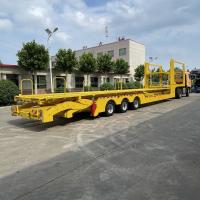 China Standard 28Ton Landing Gear Car Carrier Semi Trailer with Max Payload of 45 100 Tons for sale